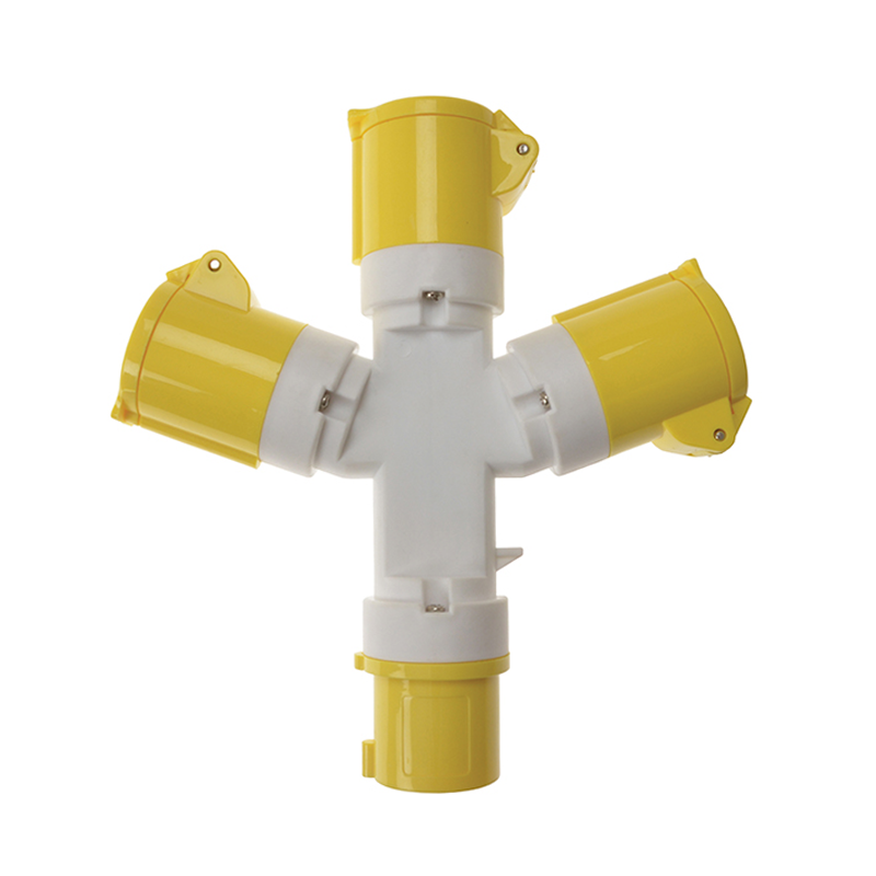 Faithfull 3-Way Splitter 110v FPPSOCK3WAY | Northants Tools