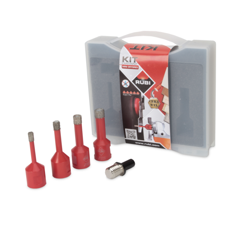 Rubi Dry Cut 5 Piece Mini Diamond Hole Cutter Set 50938 | Northants Tools