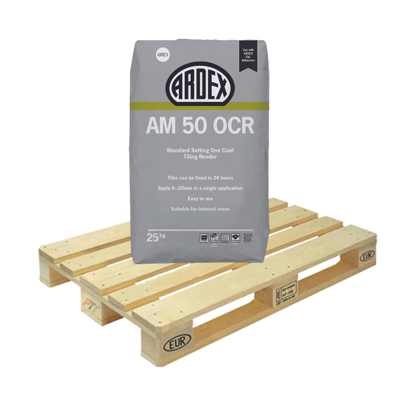 Ardex AM 50 OCR Standard Setting One Coat Tiling Render Grey 25kg Full ...