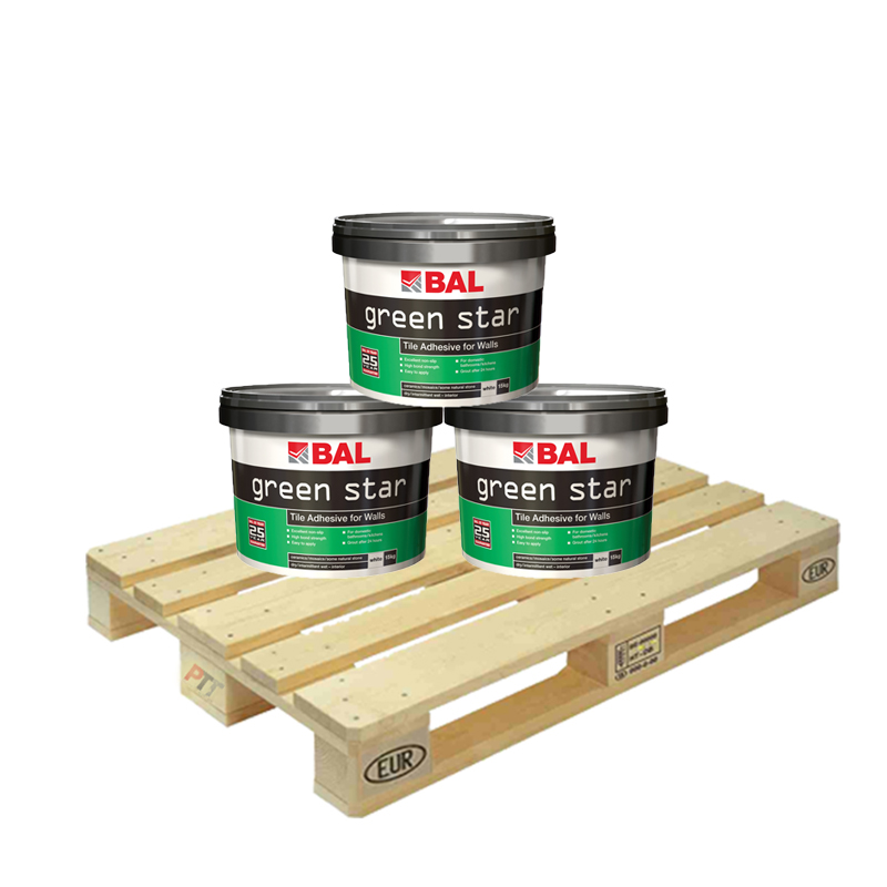 BAL Green Star Wall Tile Adhesive Ready Mixed 15kg Full Pallet (44 Tubs ...