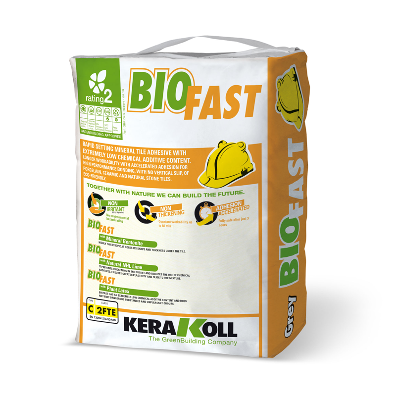 Kerakoll BioFast Eco-Friendly Rapid Set Grey 20kg | Northants Tools