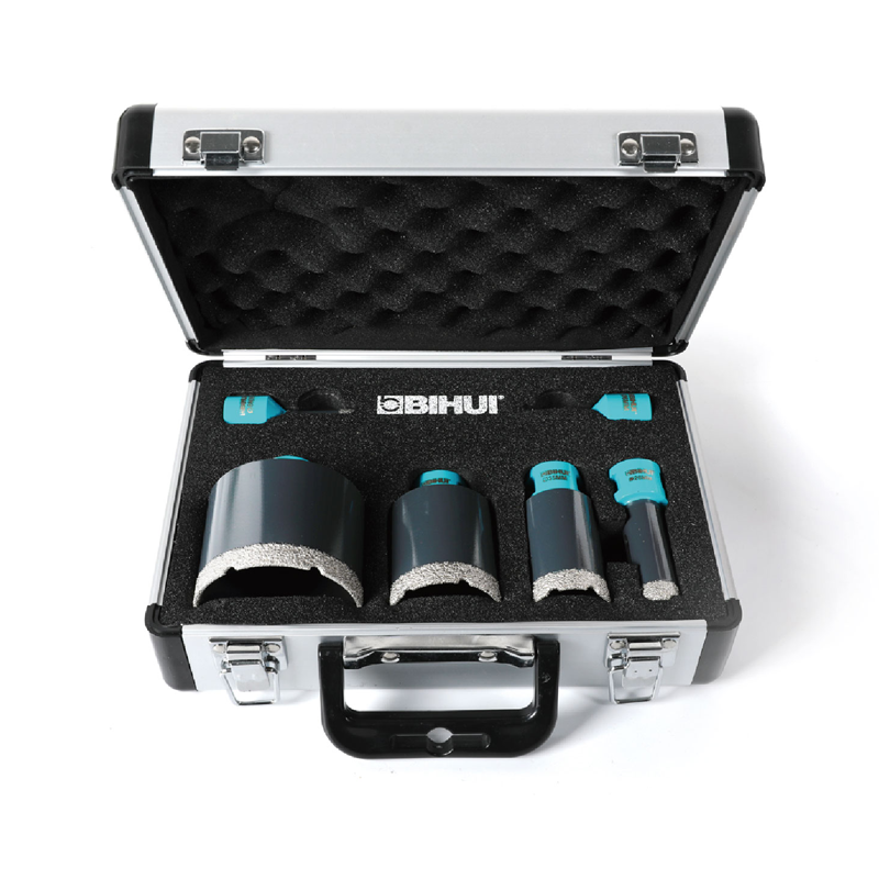 Bihui M14 Dry Diamond Hole Saw Set BU-DBDMK6 | Northants Tools
