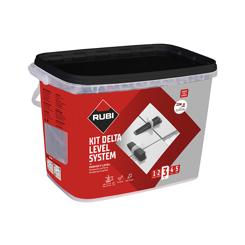 Rubi Delta Levelling System Kit (1mm) 03956 | Northants Tools
