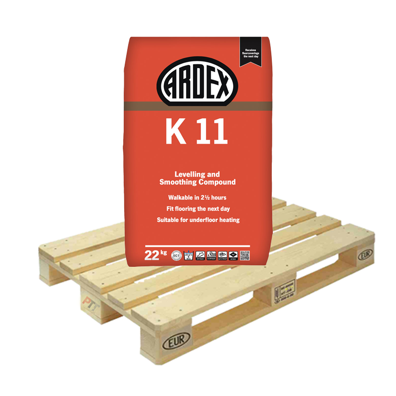 Ardex K11 Rapid Hardening Levelling And Smoothing Compound 22kg Full Pallet (50 Bags Tail Lift ...