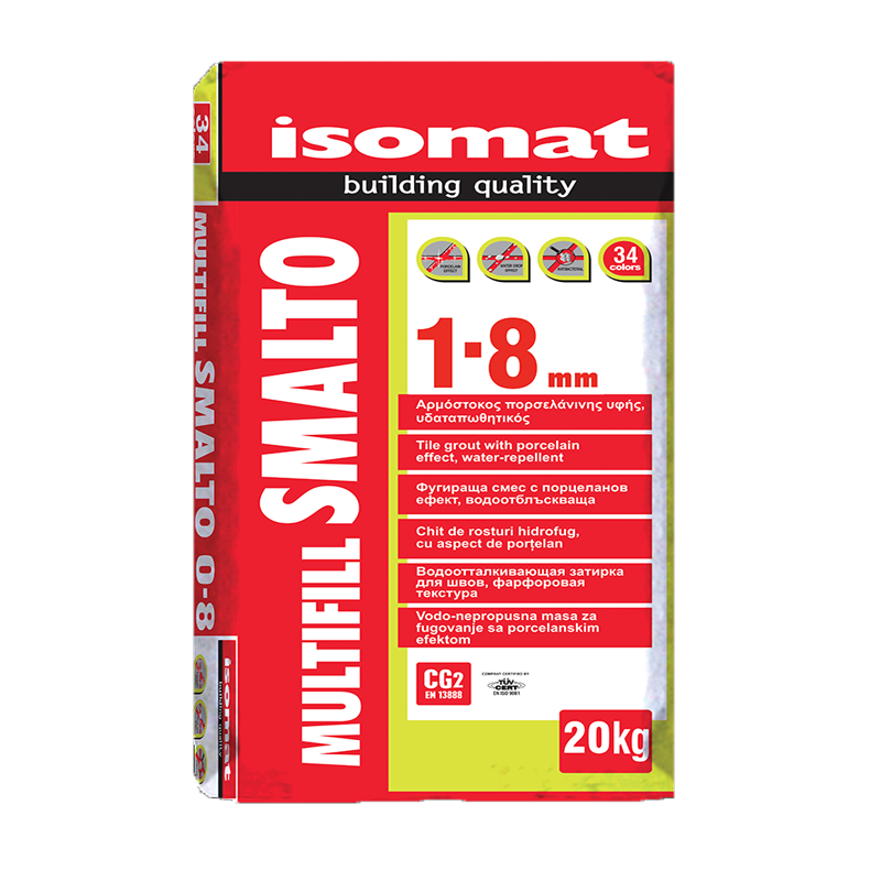 Isomat Multifill Smalto 1-8mm Joint Porcelain Textured Water Repellent ...