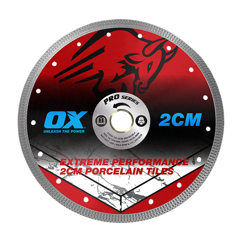 OX Tools OX Pro 2CM Porcelain Diamond Blade (Choice Of Size ...