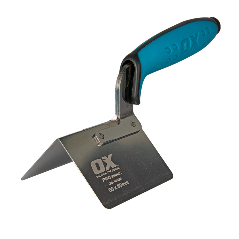 OX Pro Stainless Steel External Corner Trowel | Northants Tools
