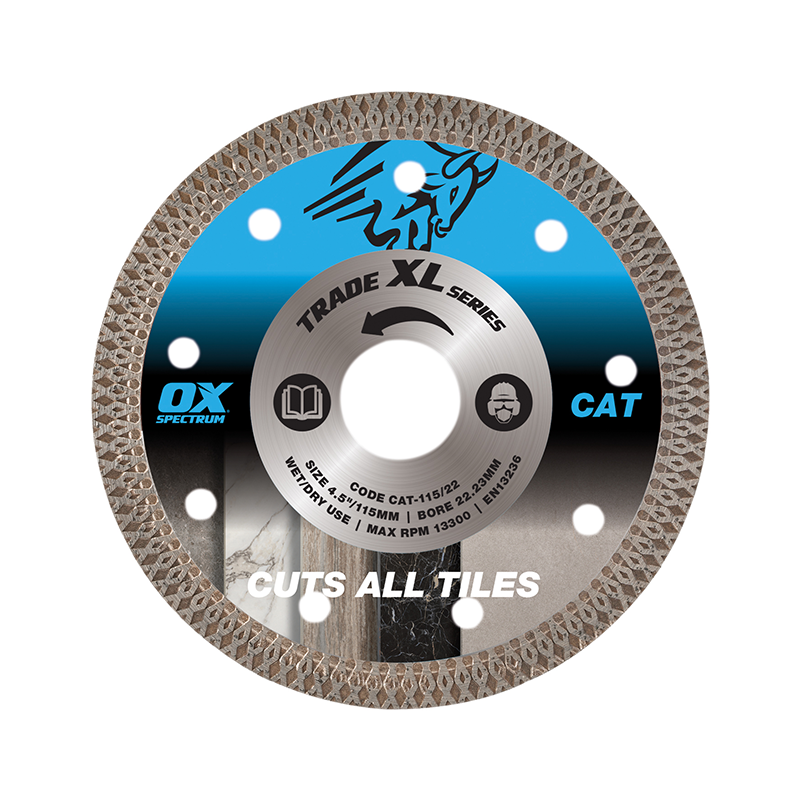 OX Tools OX Trade XL Diamond Blade 115mm | Northants Tools