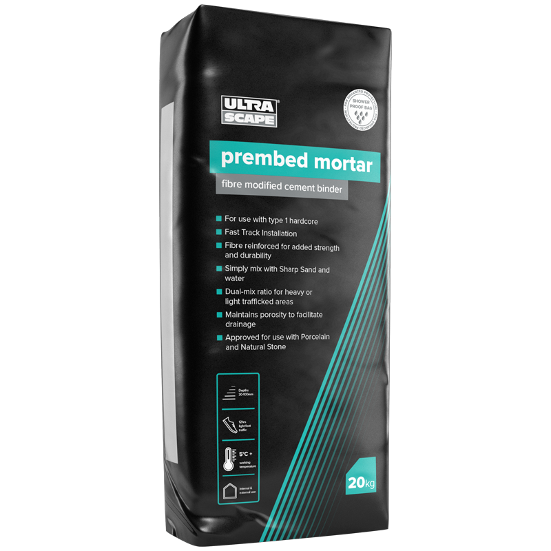 Ultra Scape Prembed Mortar Fibre Modified Cement Binder 20kg ...