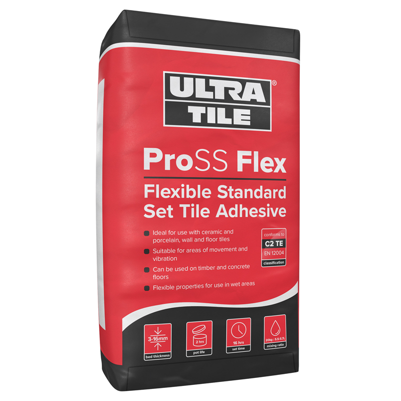 Ultra Tile Fix Pro SS Flex Polymer Modified Standard Set Flexible C2TE ...