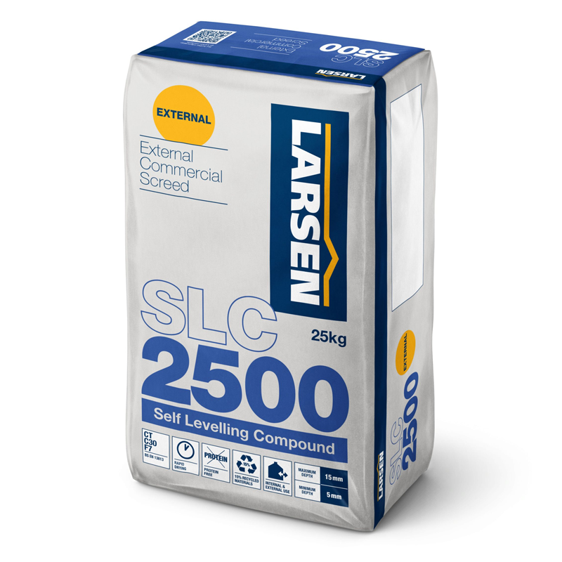 Larsen SLC2500 Professional External Self Levelling Compound Grey 25kg ...