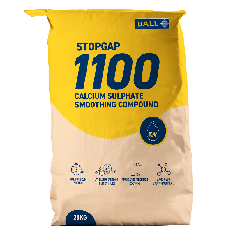F. Ball STOPGAP 1100 Calcium Sulphate Smoothing Compound 22kg ...