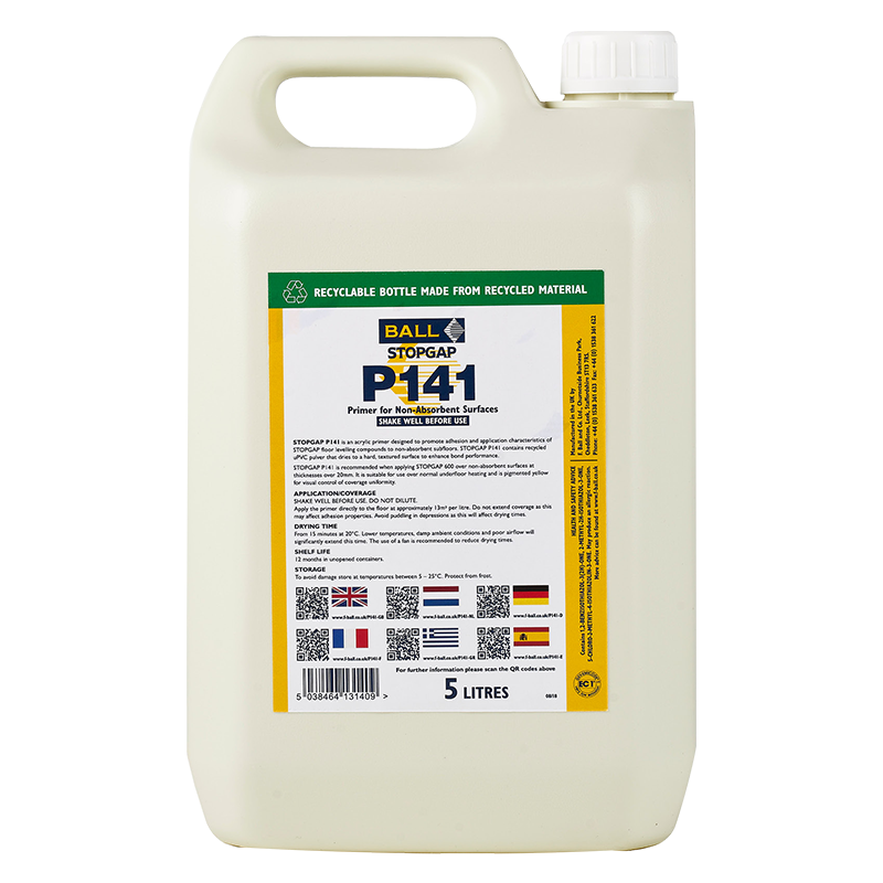 F. Ball STOPGAP P141 Primer For Non-Absorbent Surfaces 5Ltr | Northants ...