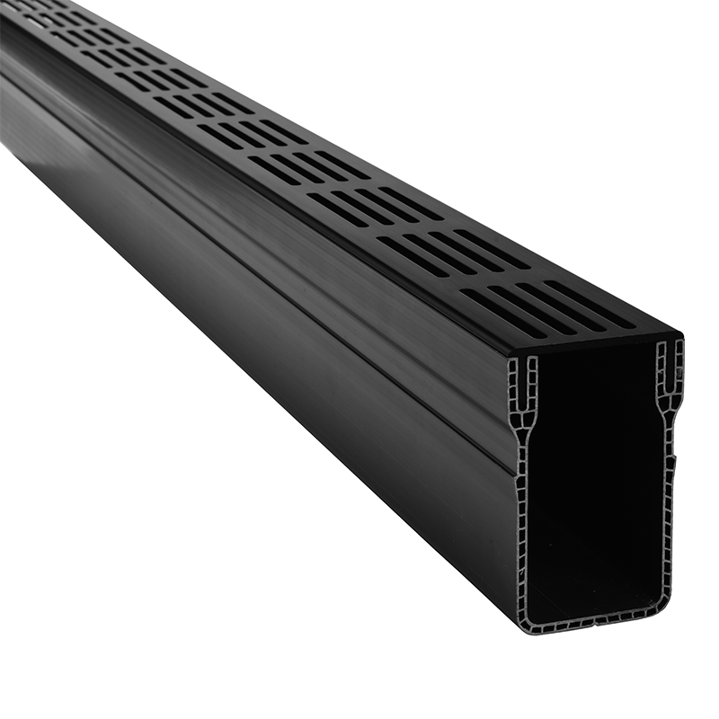 Dural U-Drain Pro Drainage Channel System 65mm Black (Choice Of Size ...