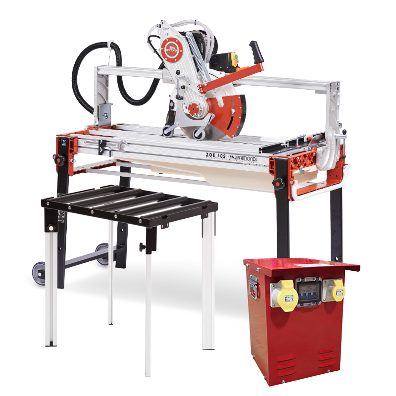 Raimondi Zoe 105 Advanced Bridge Wet Saw 110v Landscaping Kit With ...